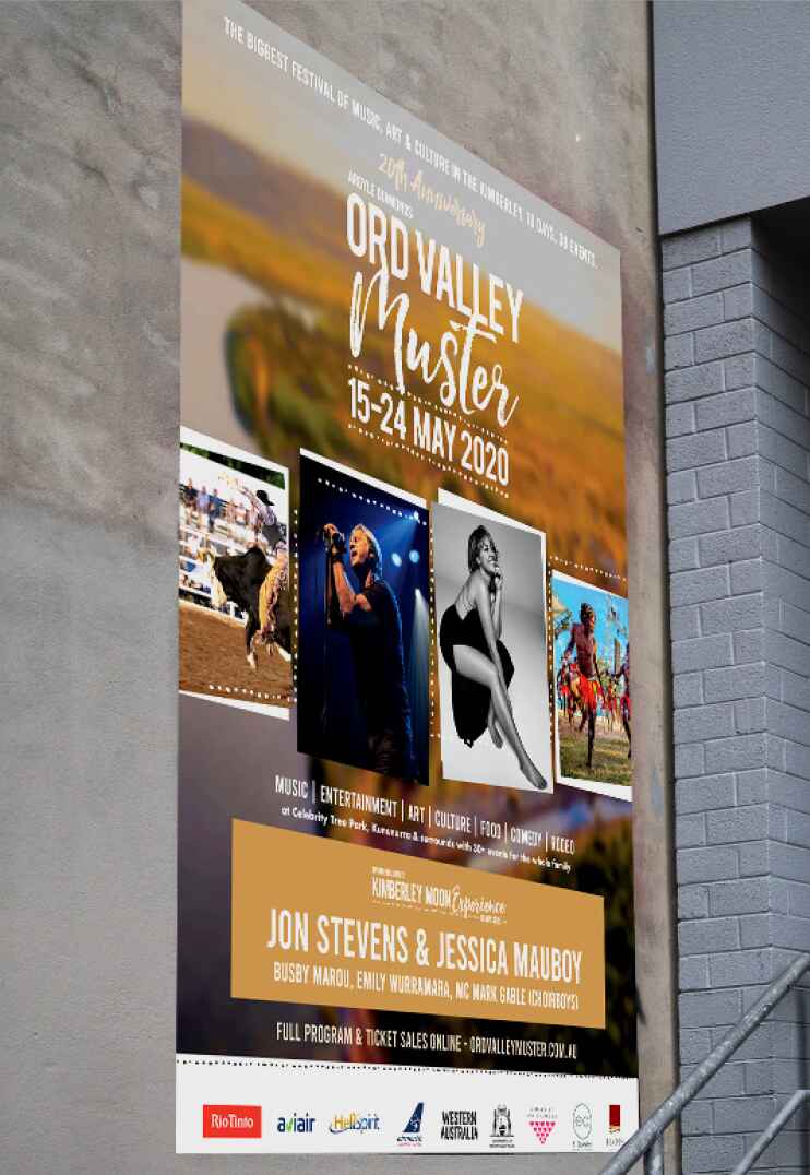 Event promotions for major North Australian festival, the Ord Valley ...